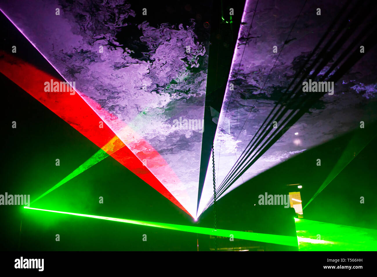 futuristic lights. Cyberpunk, Abstract lasers, Hi tech retro background ...