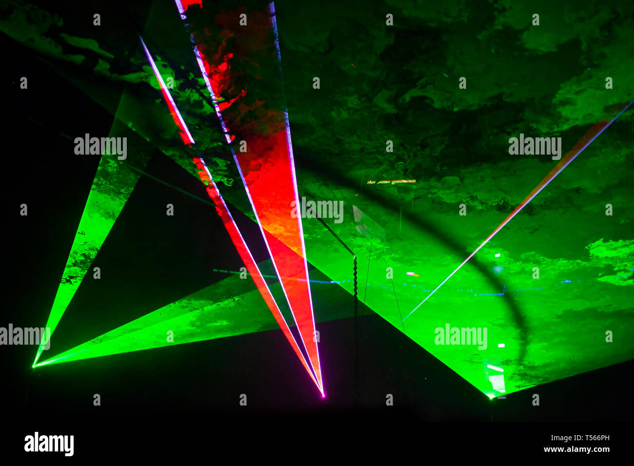 futuristic lights. Cyberpunk, Abstract lasers, Hi tech retro background ...