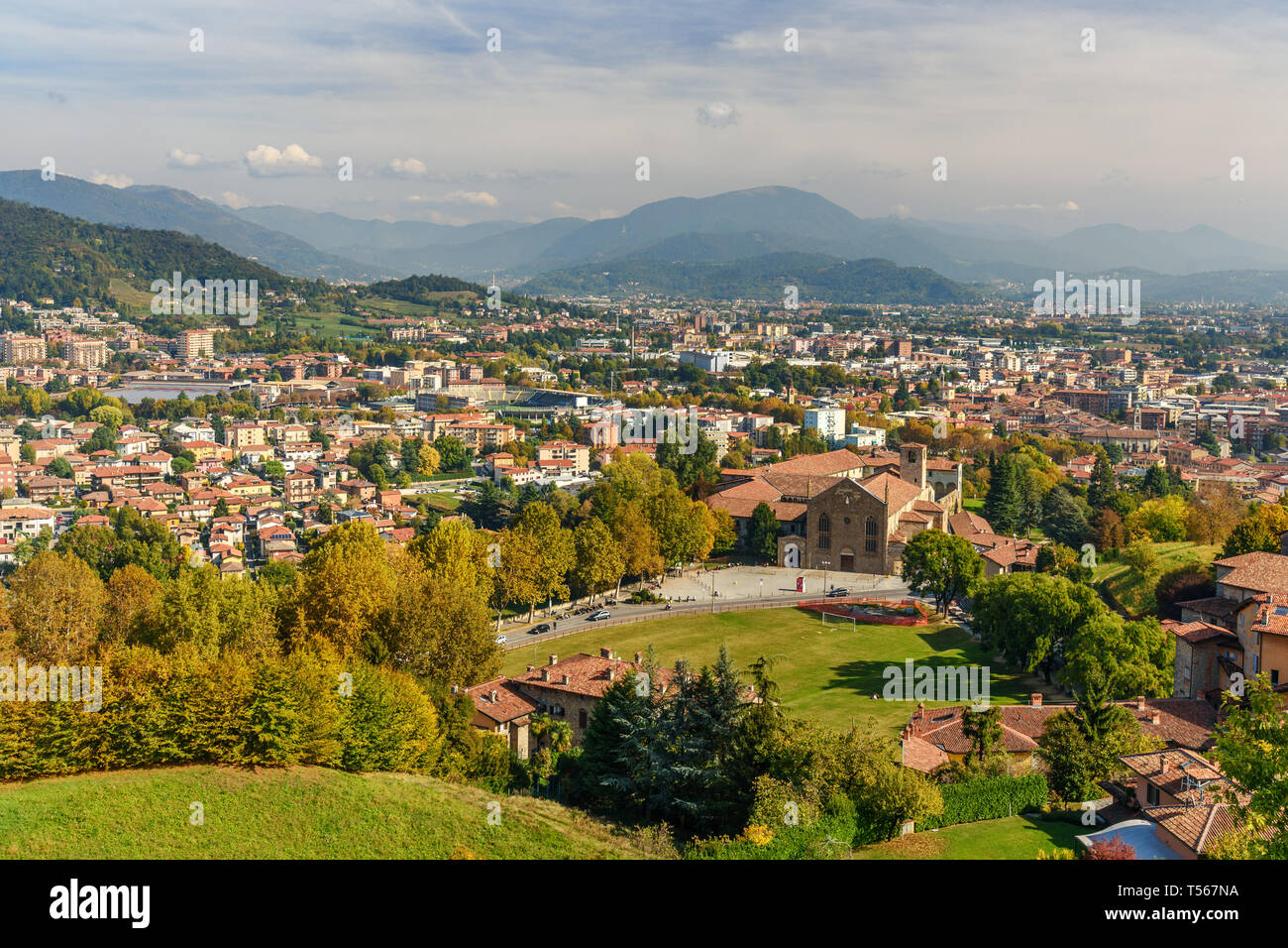 Bergamo fortress hi-res stock photography and images - Alamy