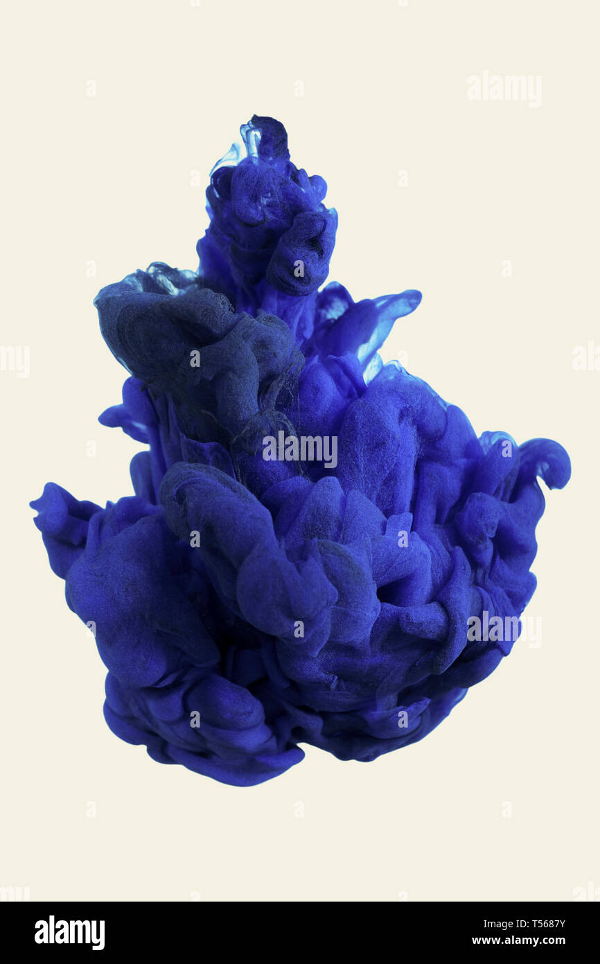 colorful ink drops in water Stock Photo - Alamy