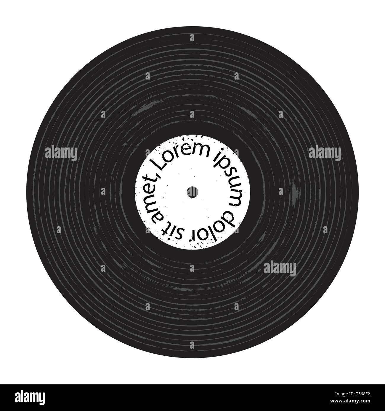 Dj icon vinyl player Stock Vector Images - Alamy