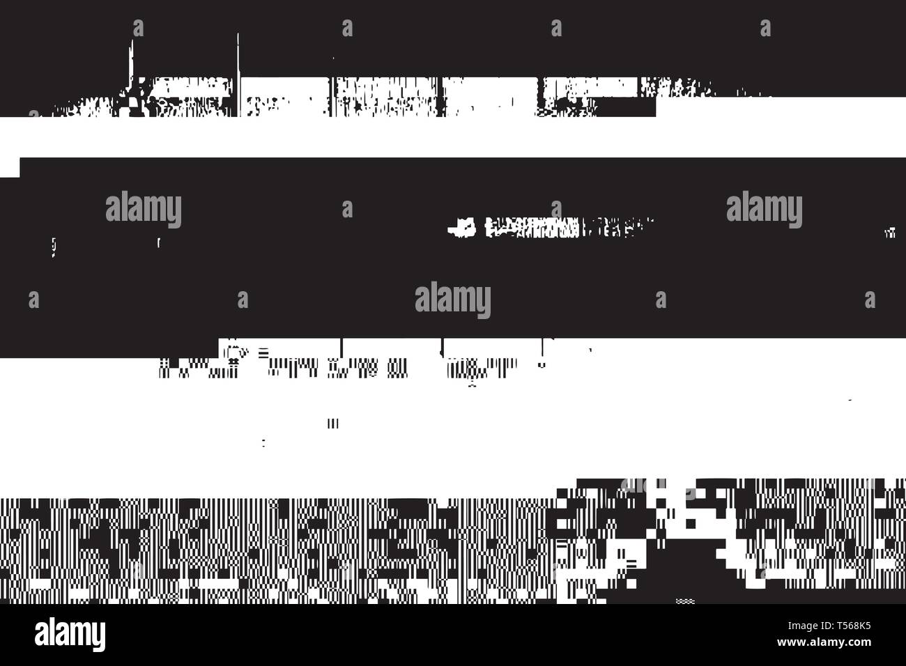 Glitch Overlay Texture Stock Vector Image & Art - Alamy