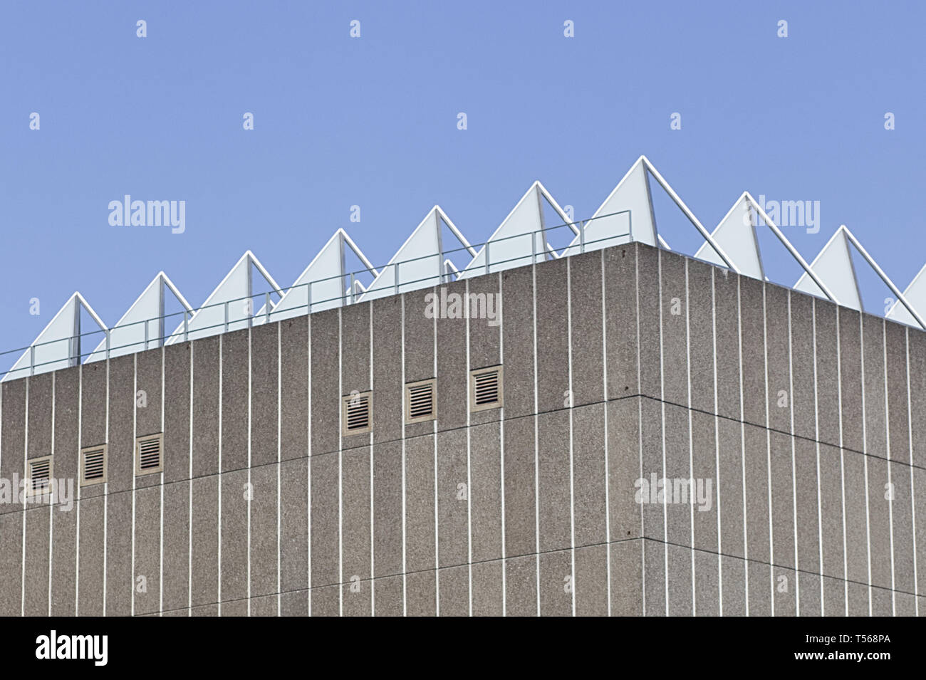 abstract view of a concrete building Stock Photo - Alamy