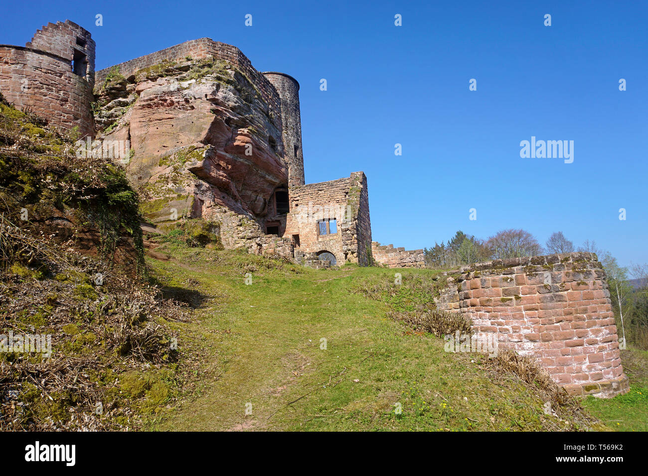 Burg neudahn castle palatinate forest hi-res stock photography and ...