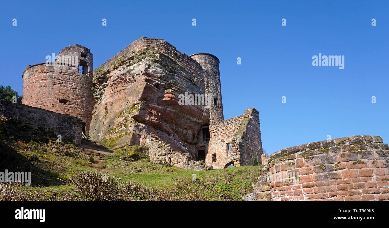Burg neudahn castle palatinate forest hi-res stock photography and ...