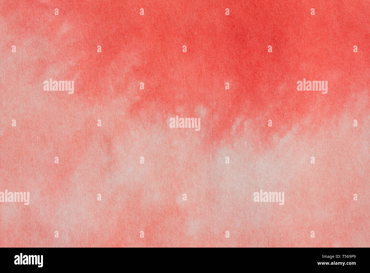 red color watercolor pastel painted on paper background texture Stock ...