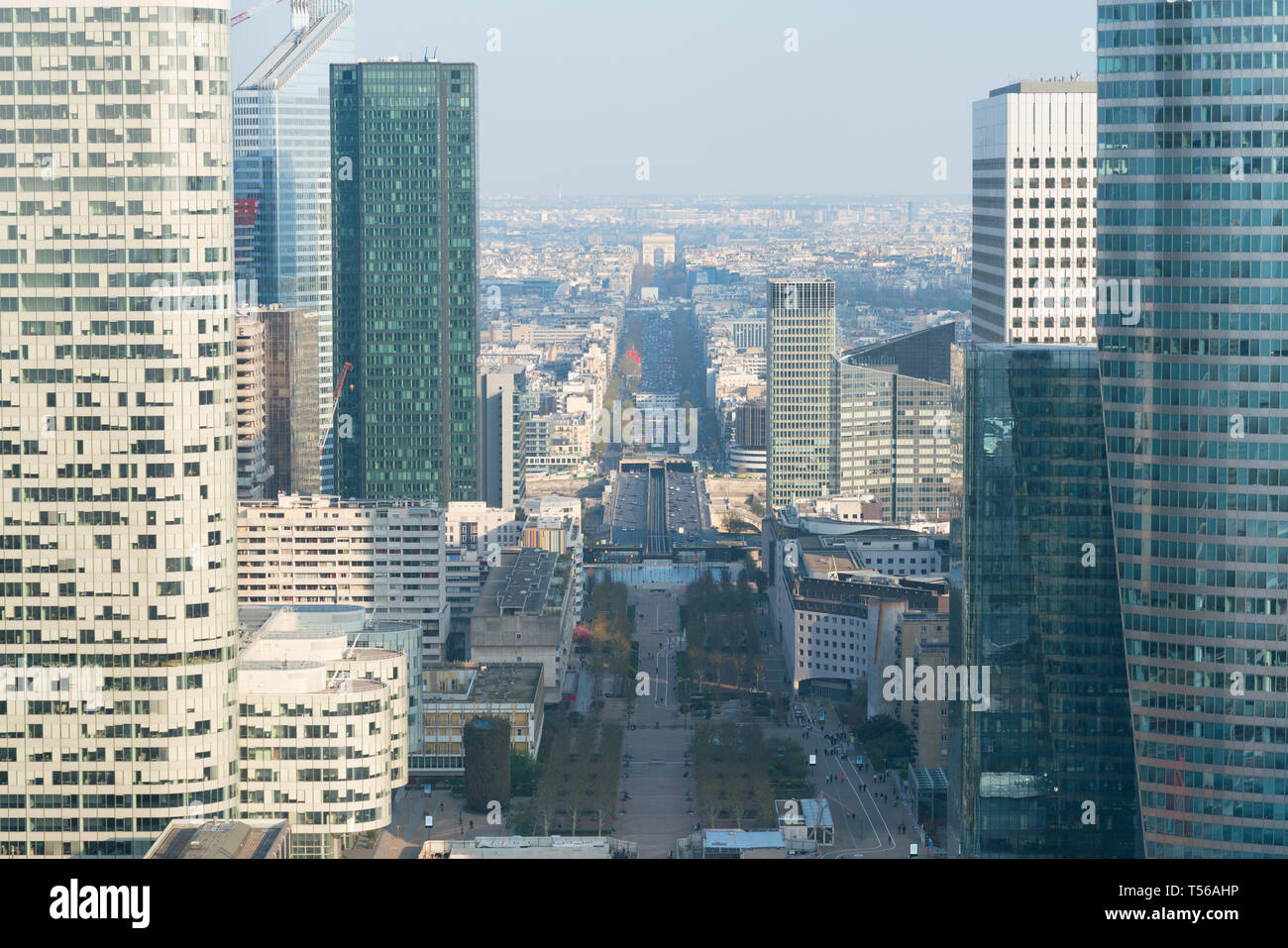 La Defense Financial District in Paris, France Stock Photo - Alamy