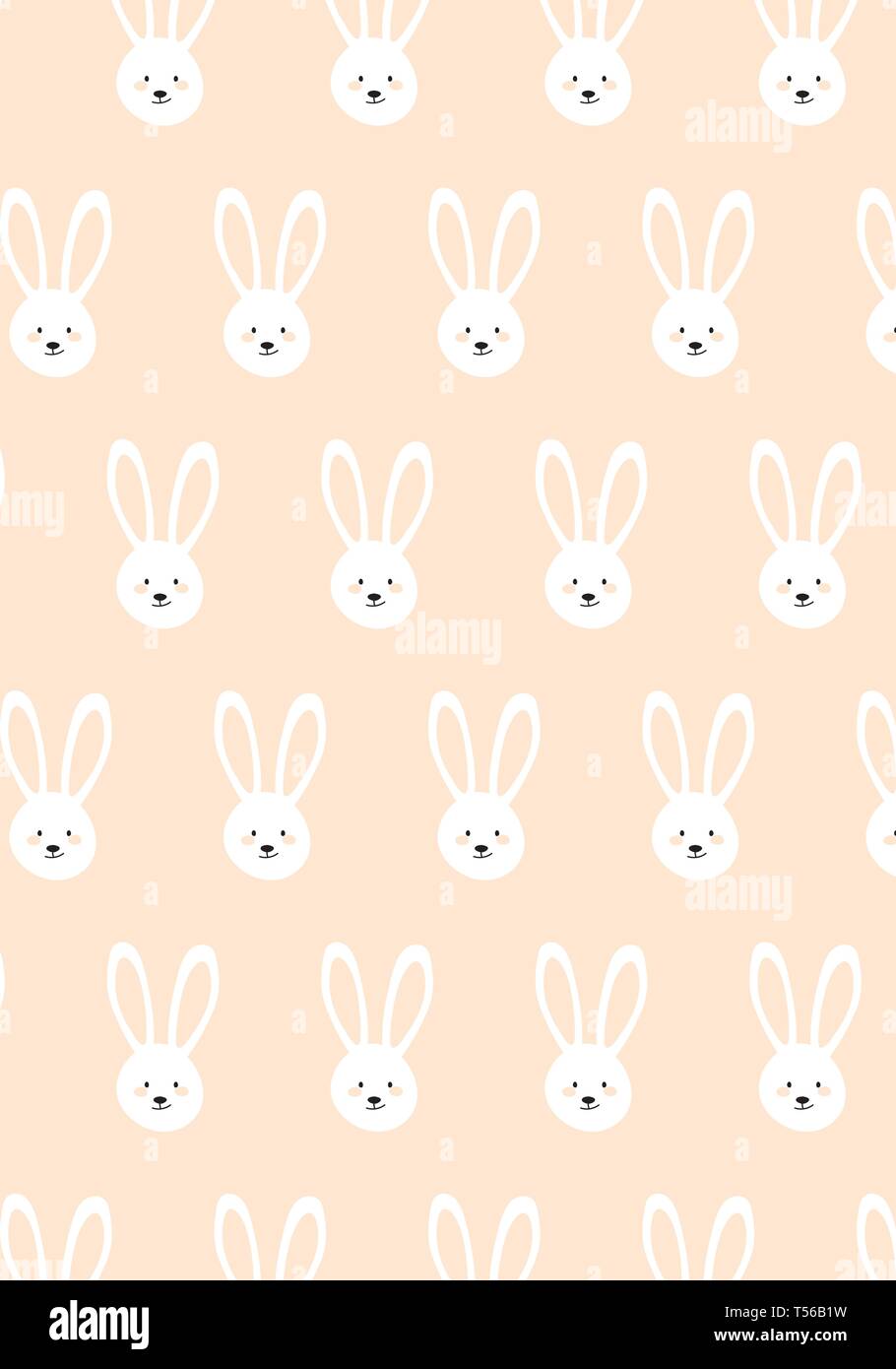 Pink bunny vector vectors hi-res stock photography and images - Alamy