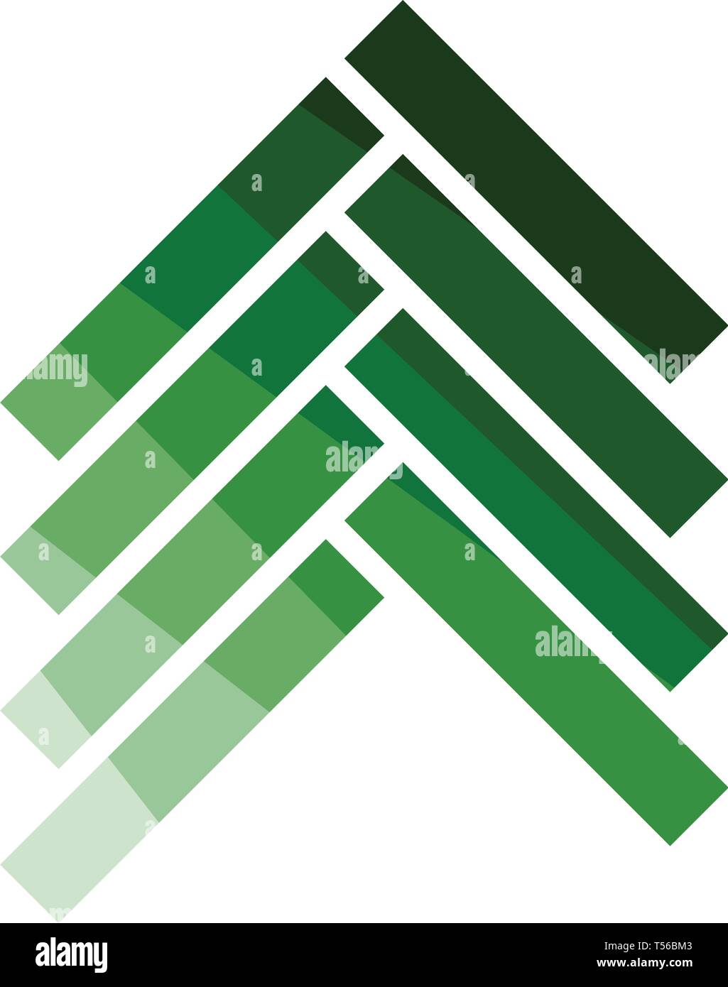 Parquet icon. Flat color design. Vector illustration Stock Vector Image ...