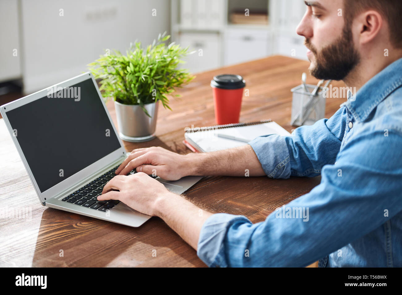 Man planning work Stock Photo - Alamy