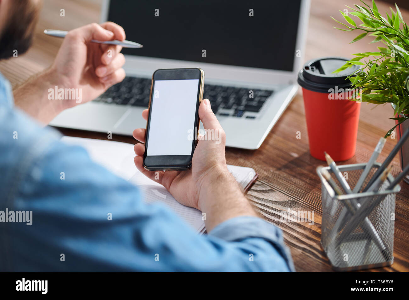 Human businessman office worker hi-res stock photography and images - Alamy