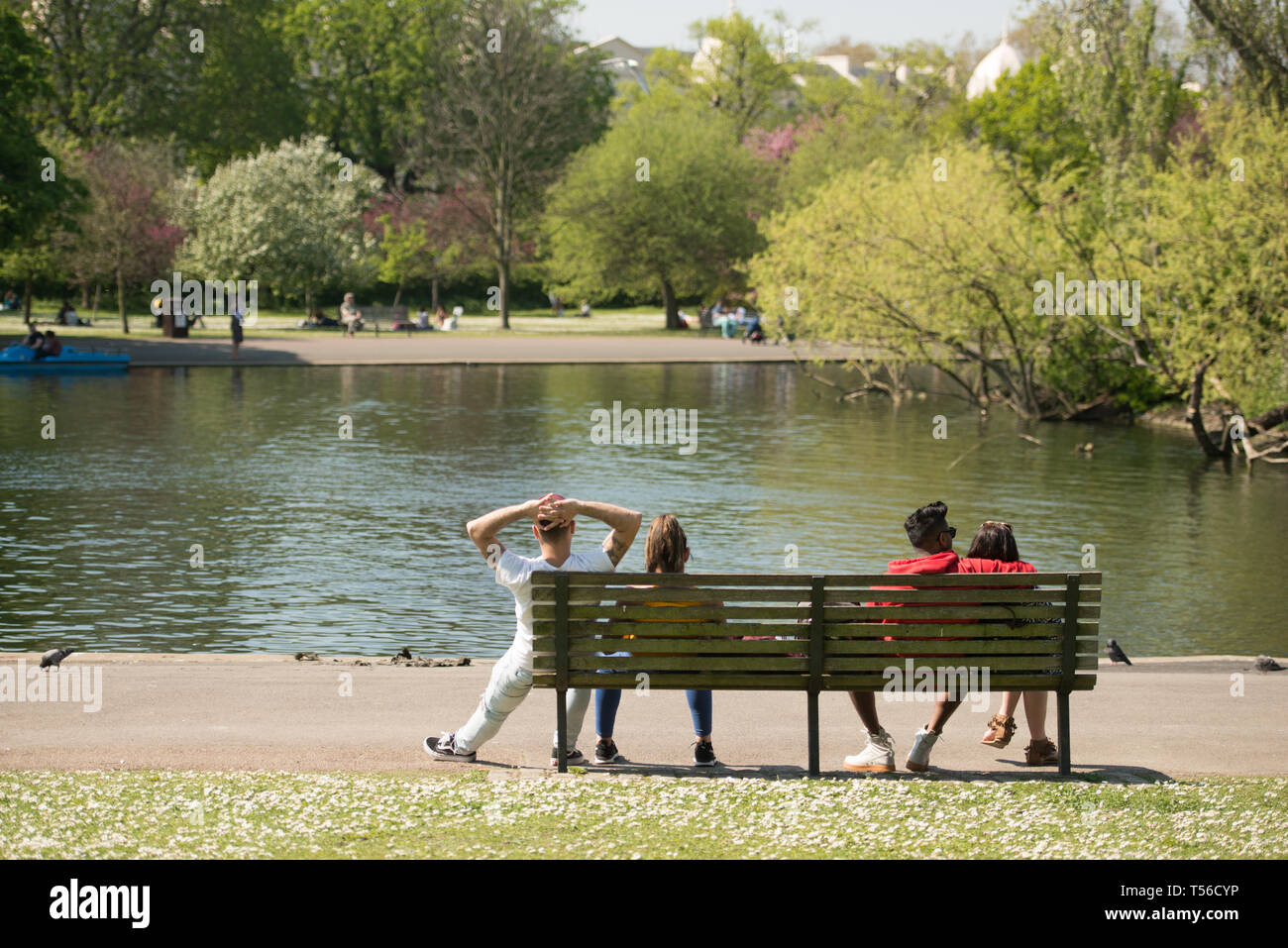 Regents Park, London, UK. 20th April, 2019. © Byron Kirk Stock Photo ...