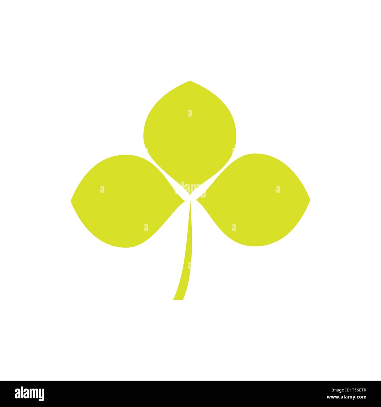 Clover icon on background for graphic and web design. Simple vector ...