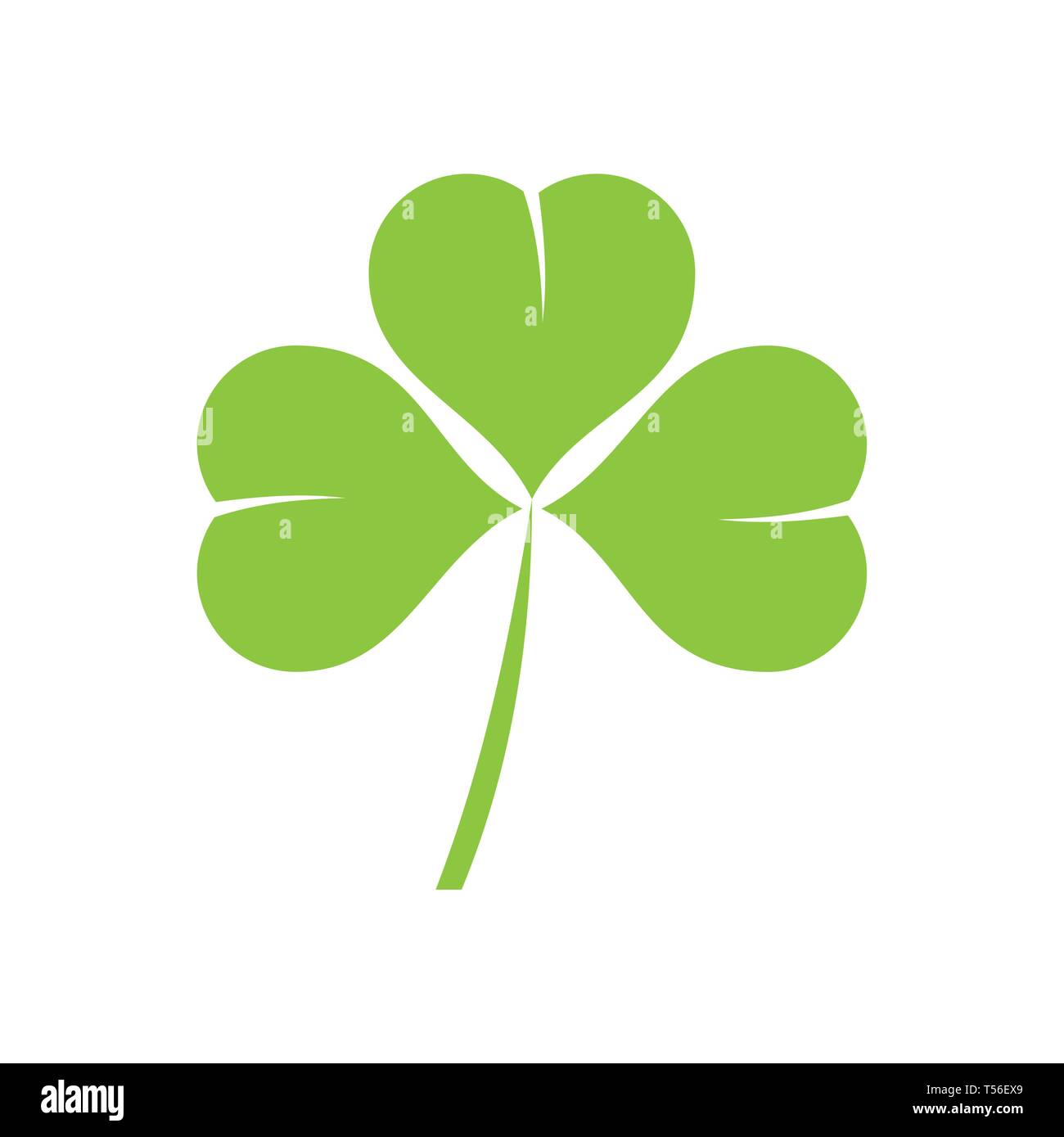 Clover icon on background for graphic and web design. Simple vector ...