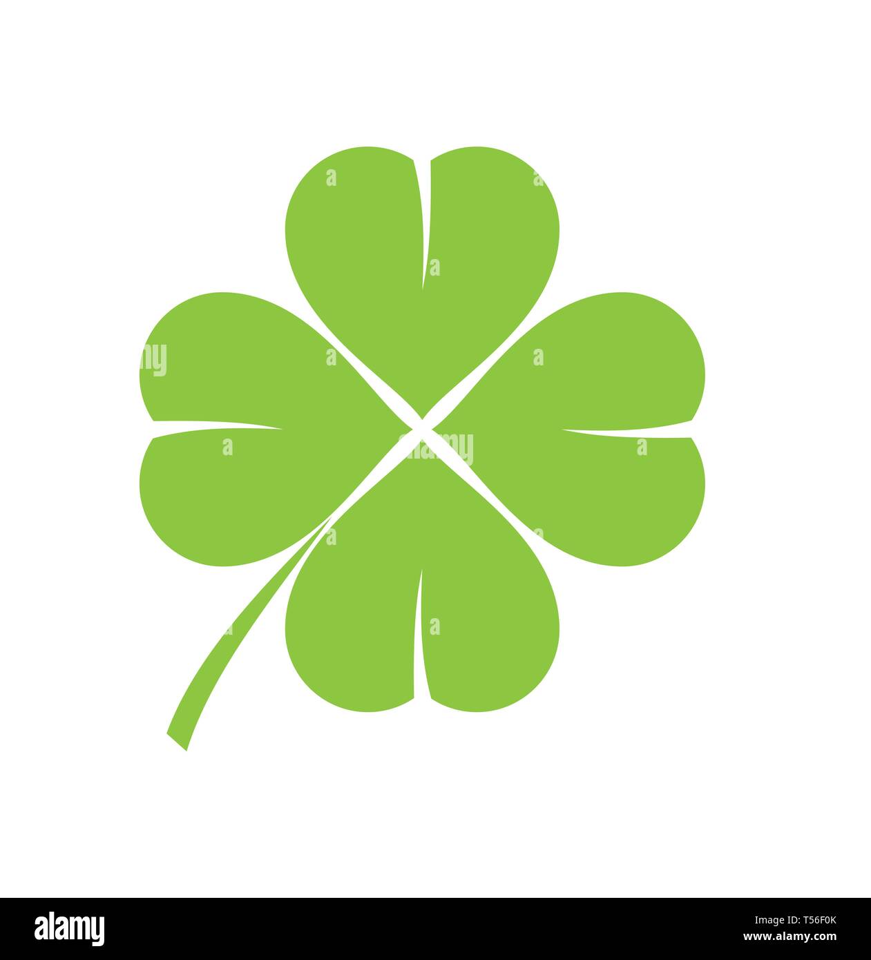 Clover icon on background for graphic and web design. Simple vector ...