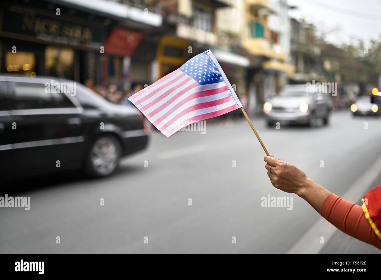 Vietnam police car hi-res stock photography and images - Alamy