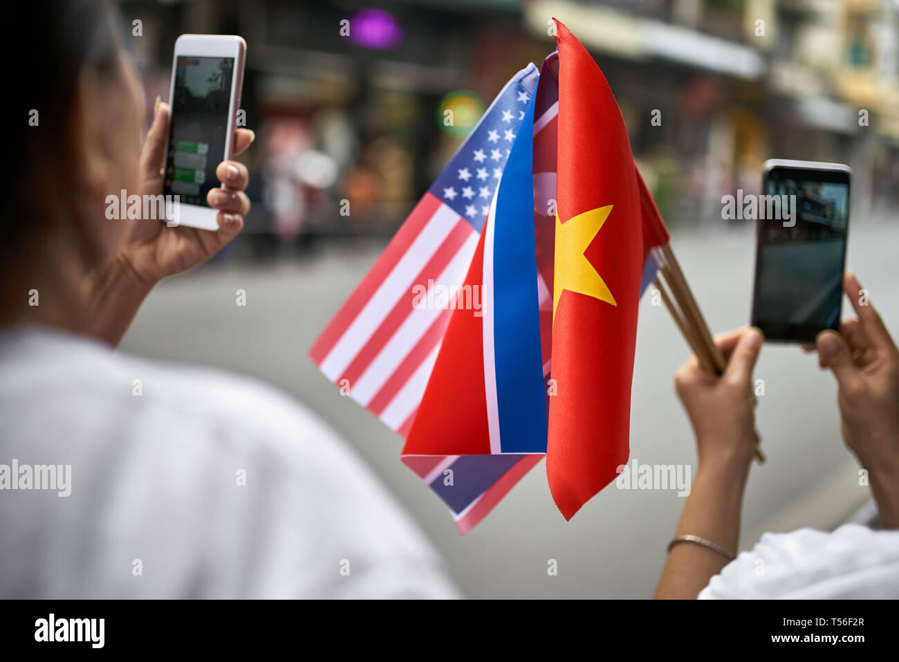 Diplomatic flags hi-res stock photography and images - Alamy