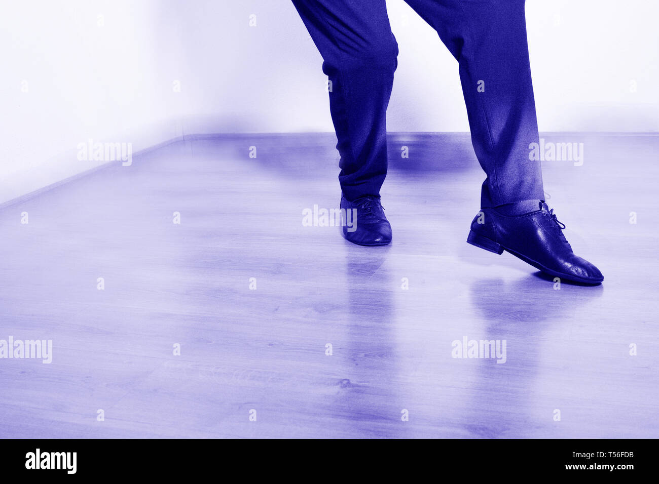 Feet dancer dancing salsa. Copy space Stock Photo - Alamy