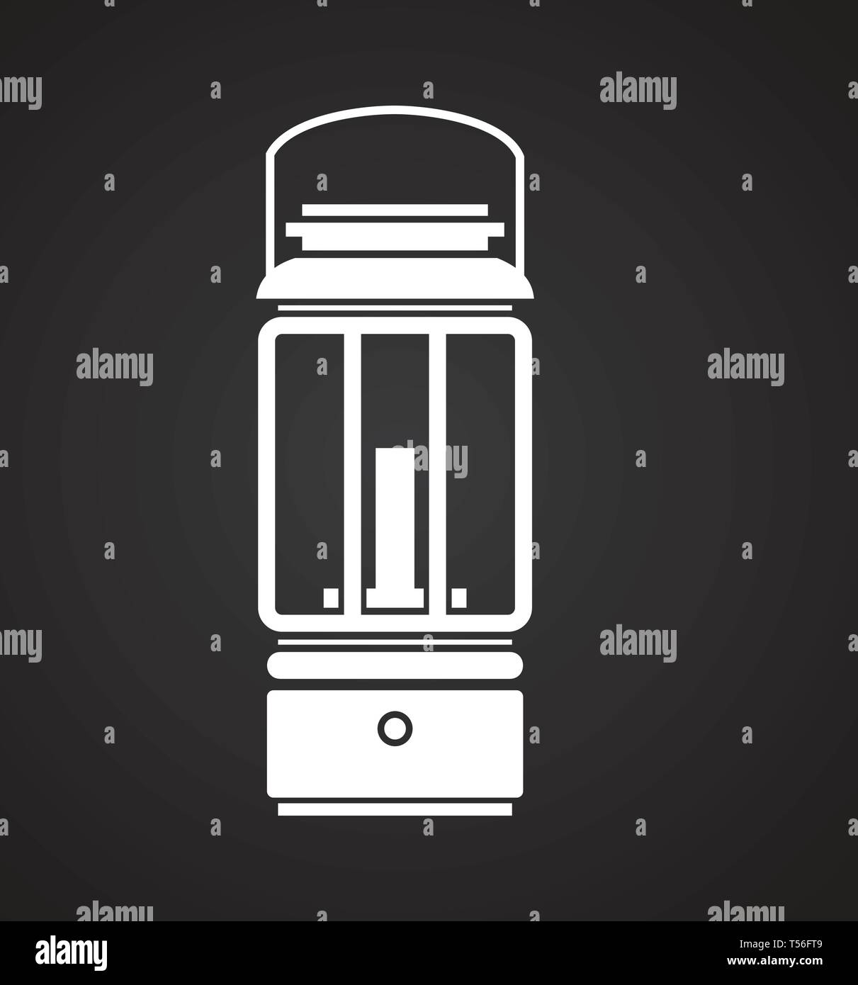 Lantern icon on background for graphic and web design. Simple vector ...