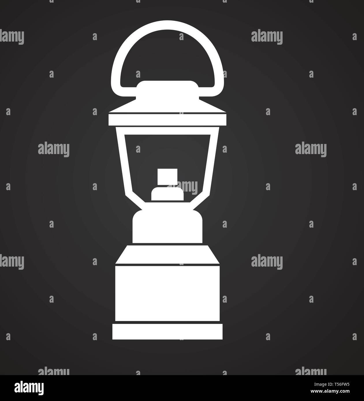 Lantern icon on background for graphic and web design. Simple vector ...