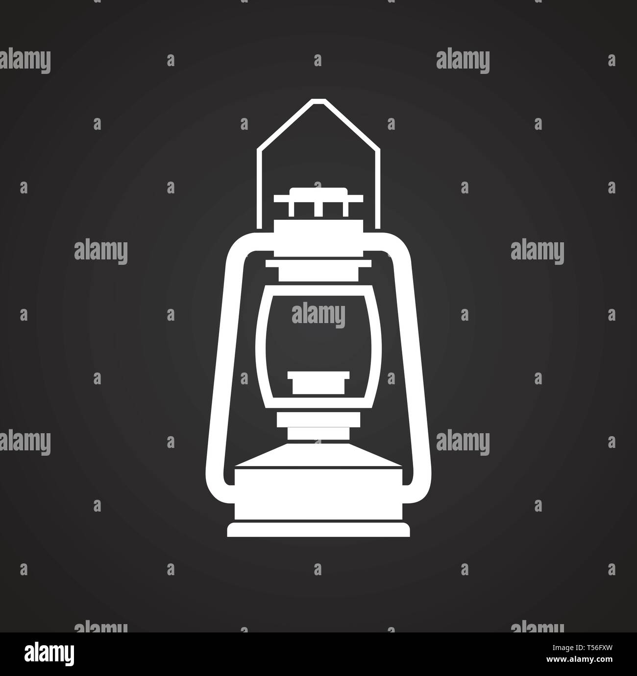 Lantern icon on background for graphic and web design. Simple vector ...