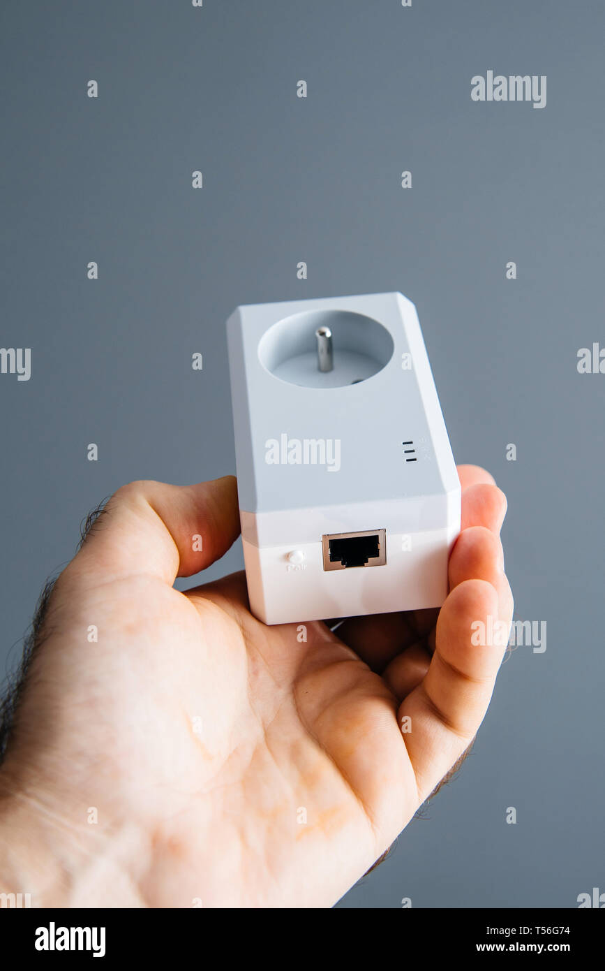 Powerline ethernet hi-res stock photography and images - Alamy