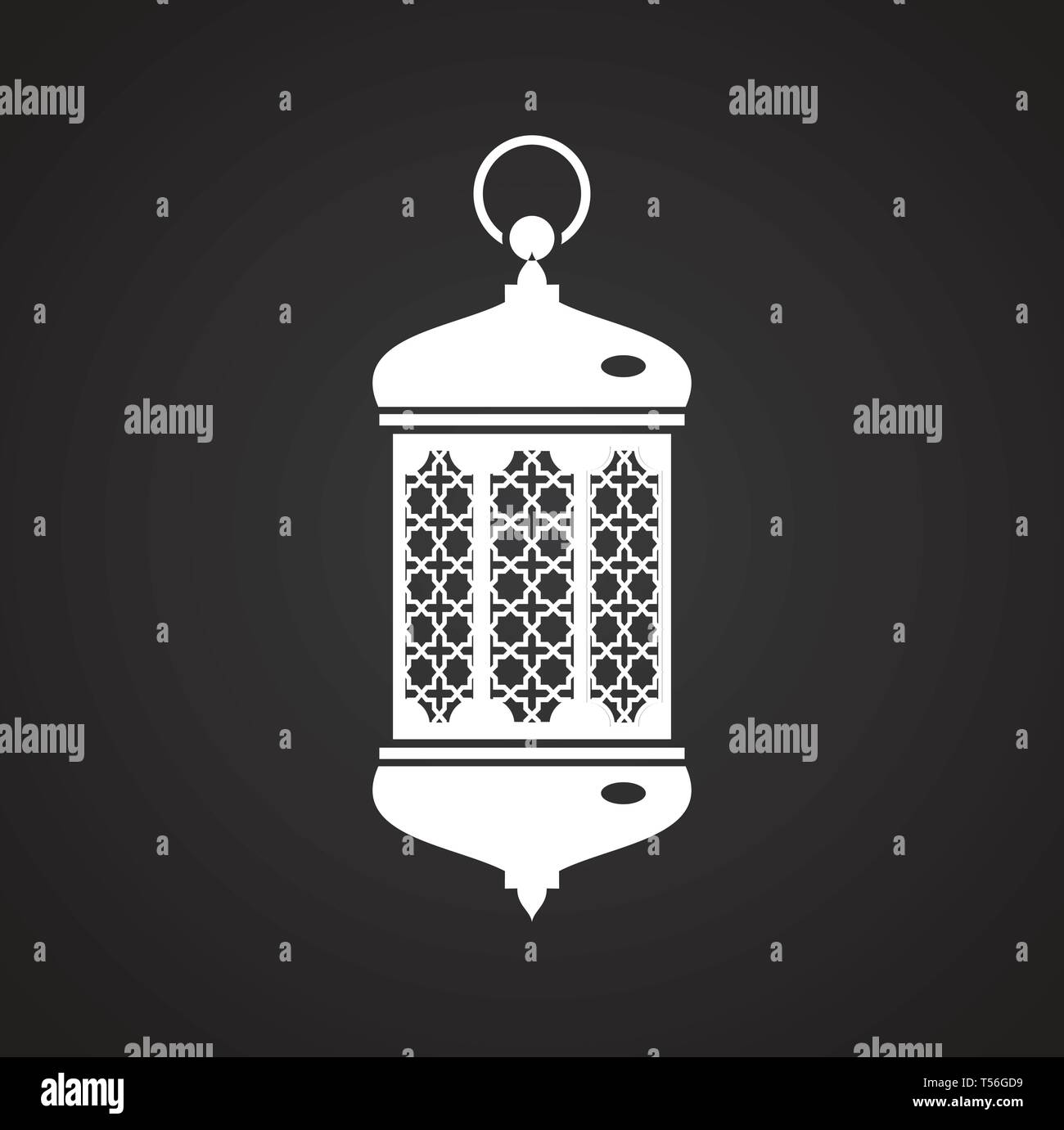 Lantern icon on background for graphic and web design. Simple vector ...