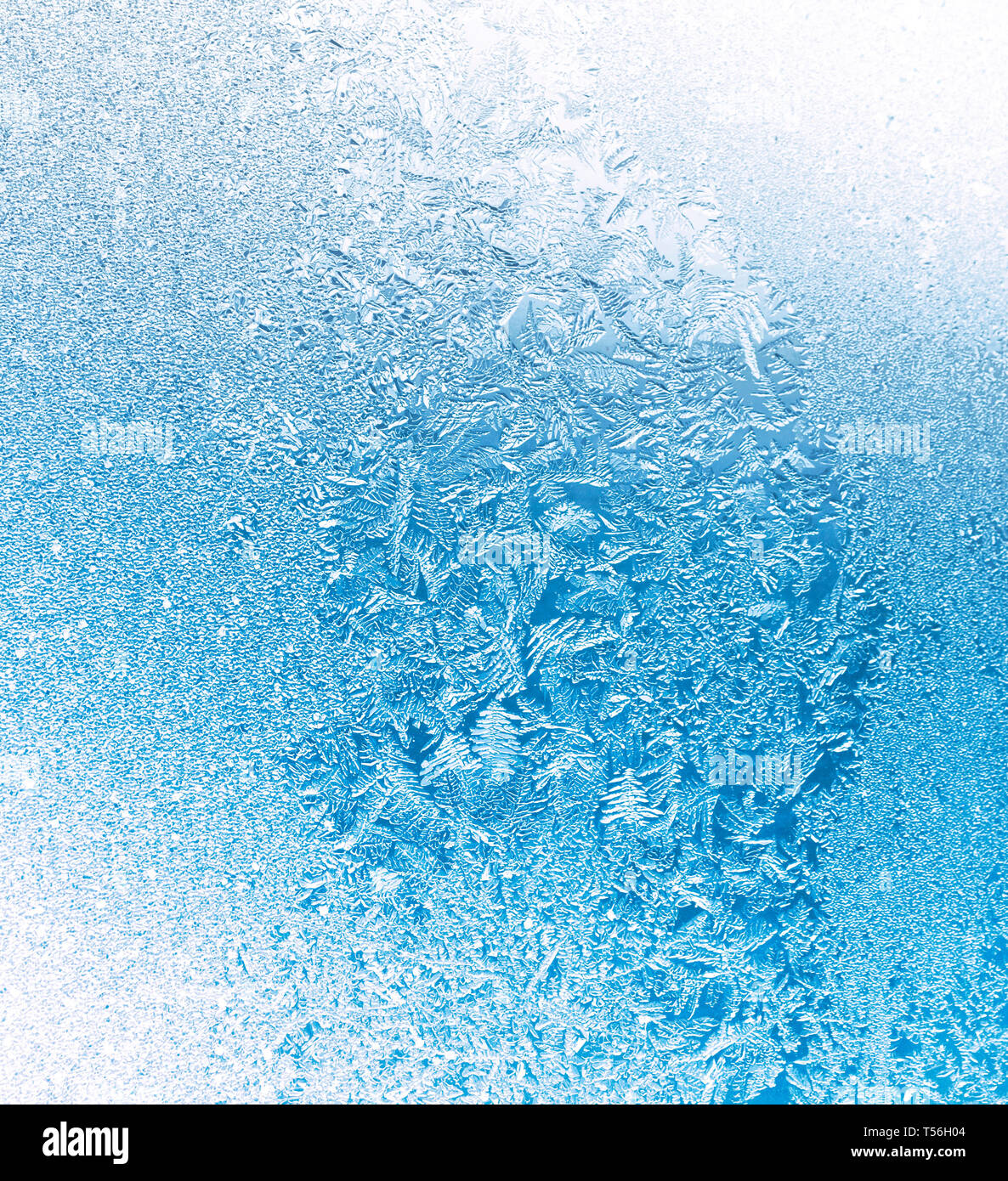 Cold blue frosty winter textured ice background Stock Photo - Alamy
