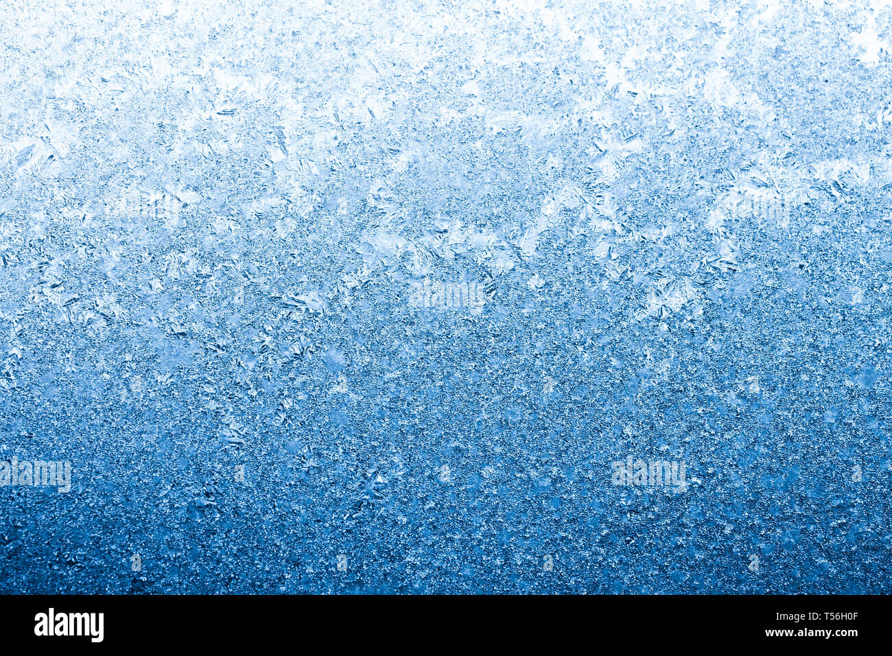 Cold blue frosty winter textured ice background Stock Photo - Alamy