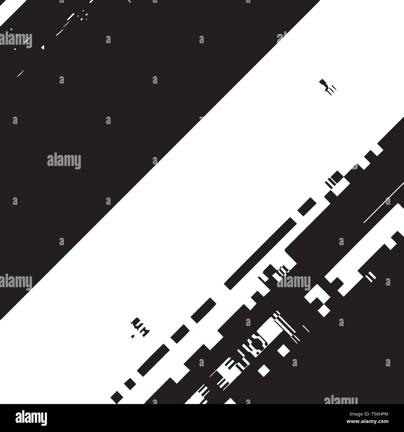 Glitch Overlay Texture Stock Vector Image & Art - Alamy