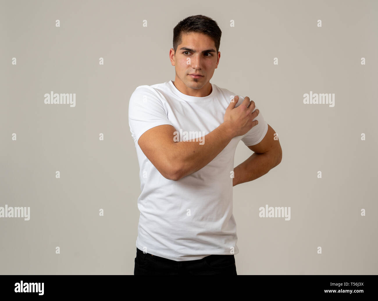 Lower back pain man hi-res stock photography and images - Alamy