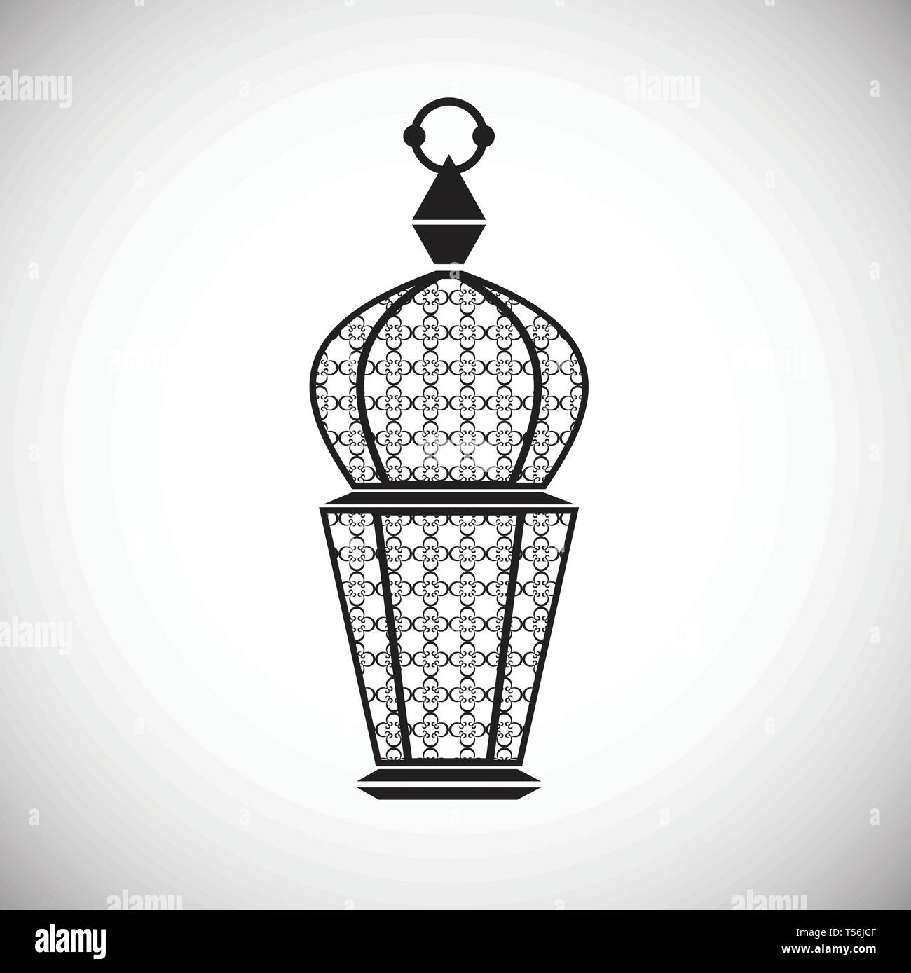 Lantern icon on background for graphic and web design. Simple vector ...