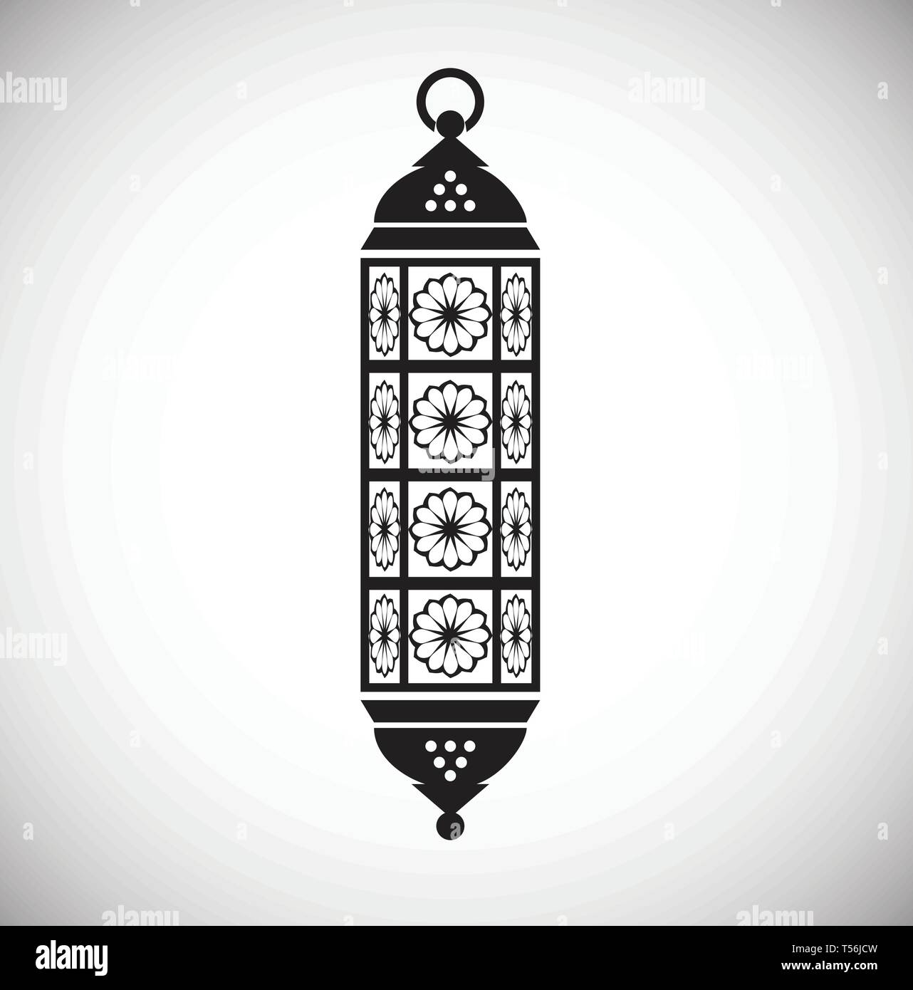 Lantern icon on background for graphic and web design. Simple vector ...