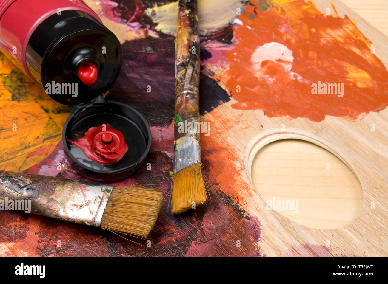 Artist paint tube still life hi-res stock photography and images - Alamy