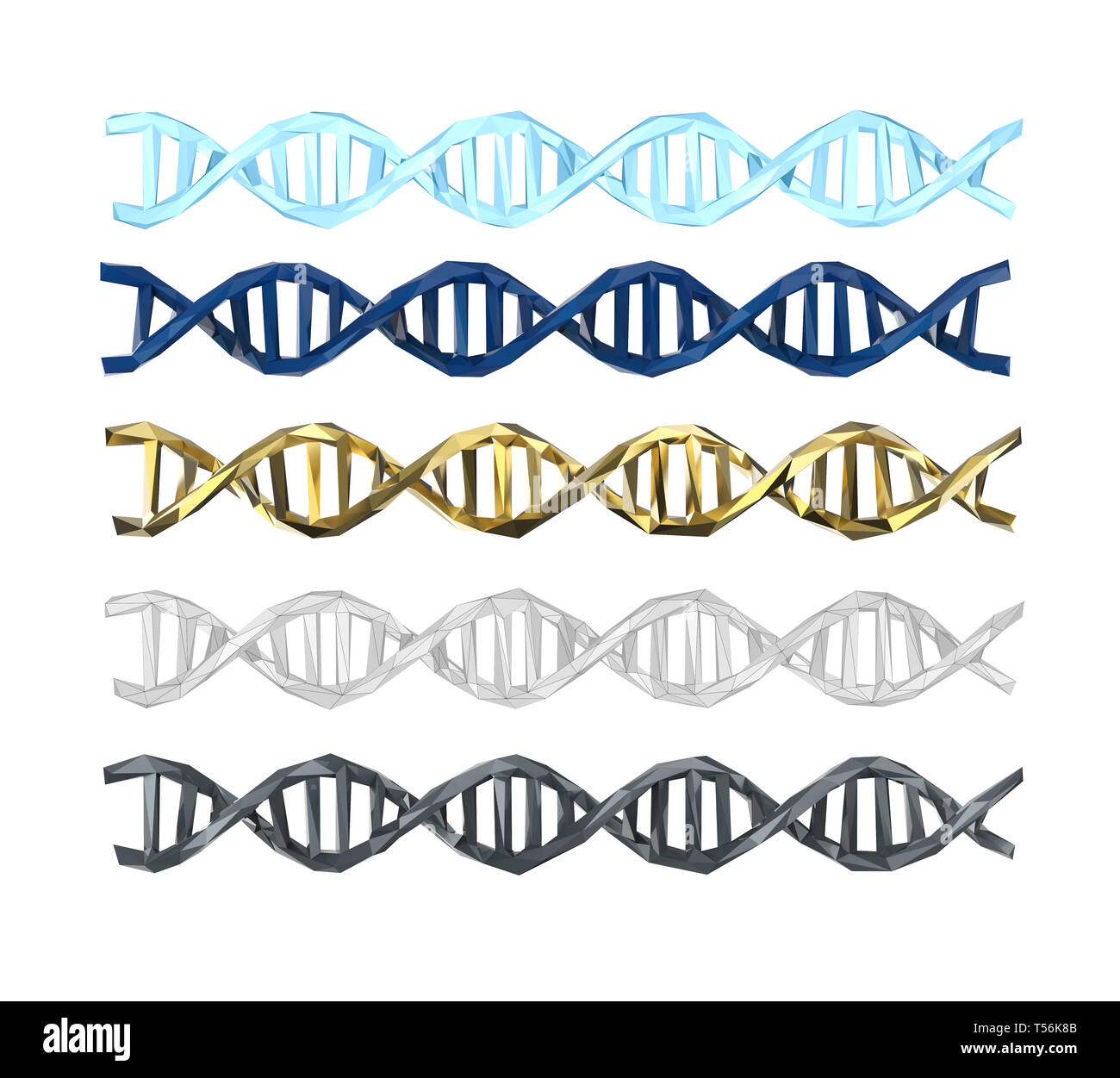 Dna polygon hi-res stock photography and images - Alamy