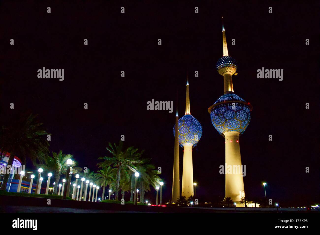 Kuwait famous light tower hi-res stock photography and images - Alamy