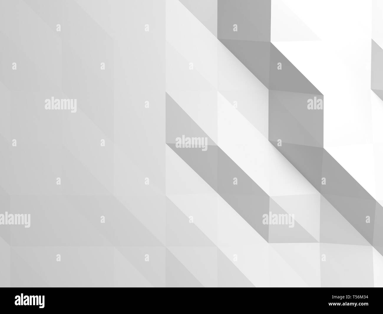 White digital low poly pattern. Abstract cg background texture, 3d ...