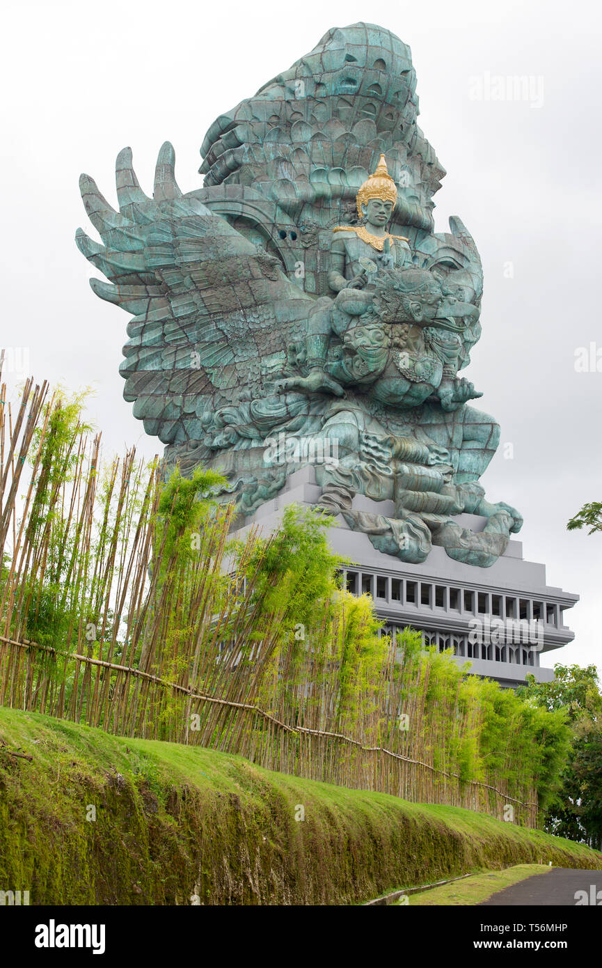 The giant Garuda Wisnu Kencana (GWK) Statue at the GWK Cultural Park in ...