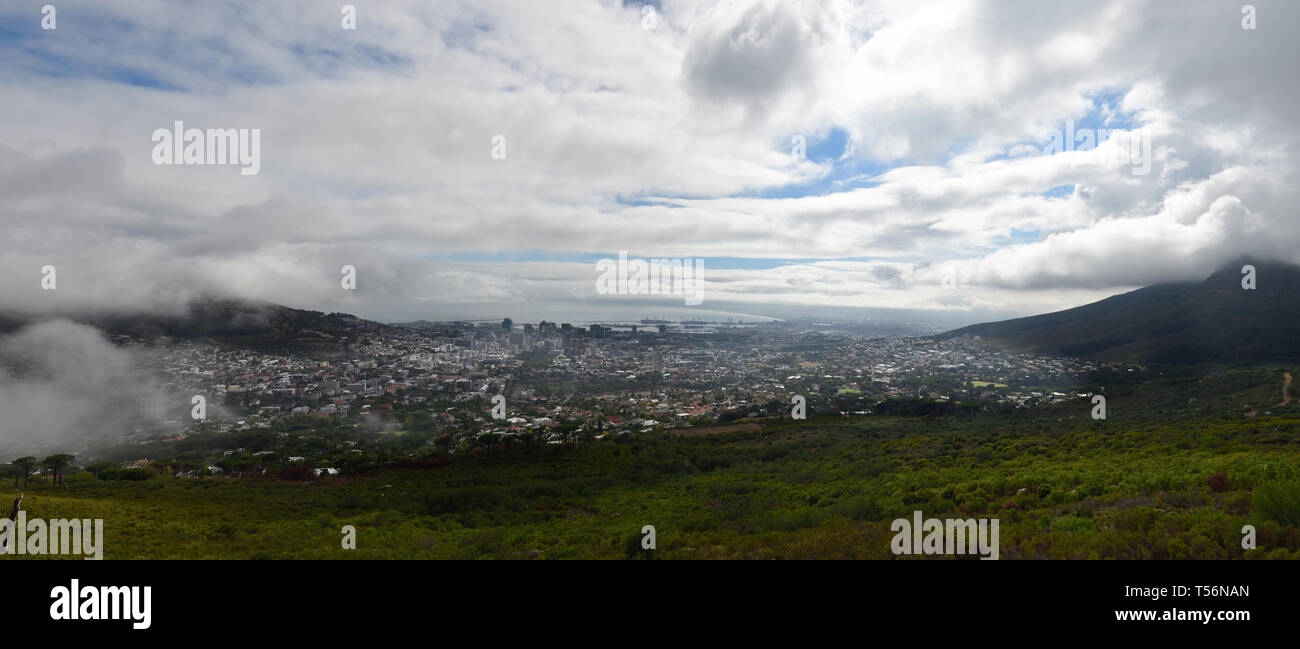 Stormy Weather over a city Stock Photo - Alamy