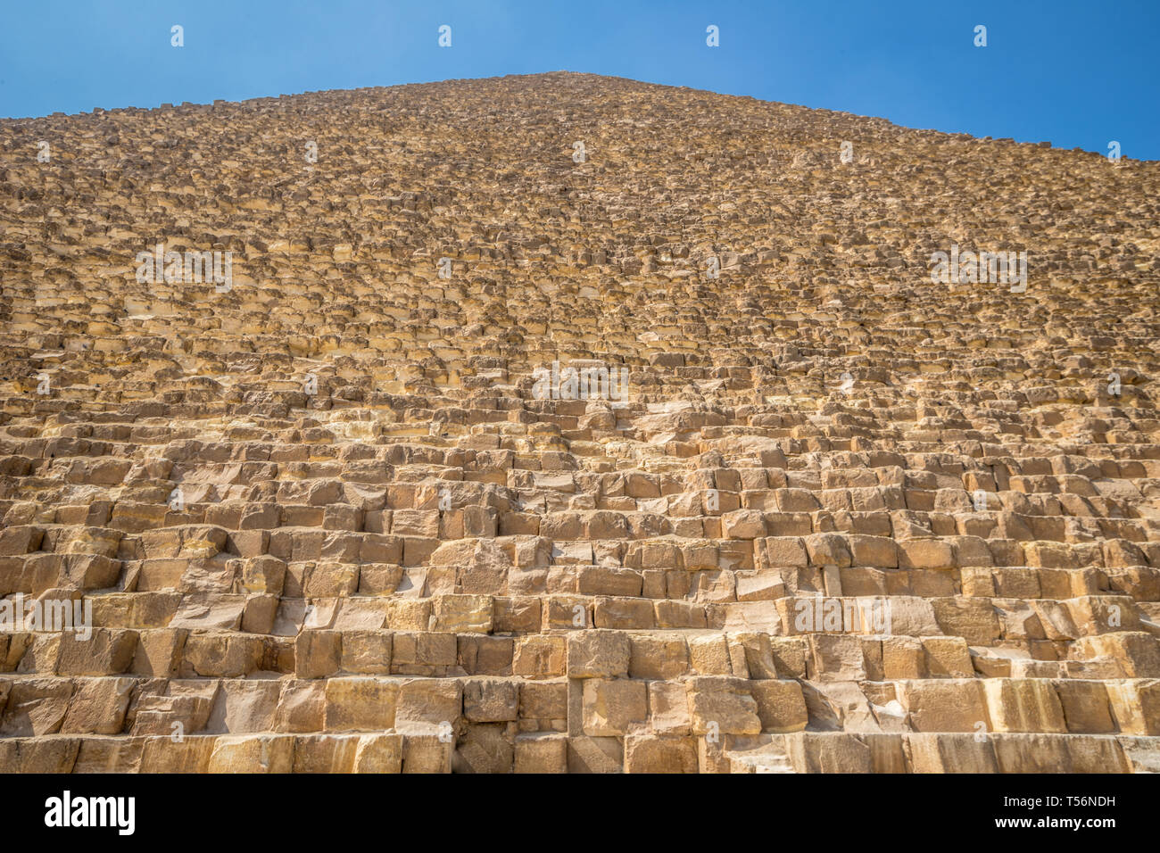 Close up view of Pyramids of Giza Stock Photo - Alamy