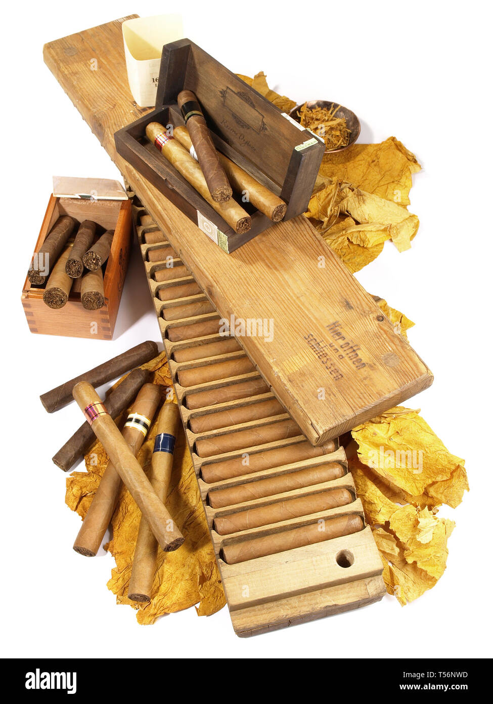 Vintage background dry leaves Cut Out Stock Images & Pictures - Alamy