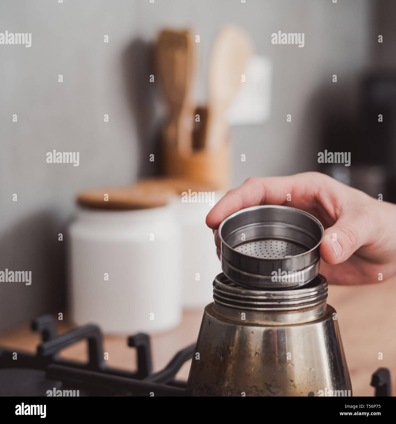Percolator style pot hi-res stock photography and images - Alamy
