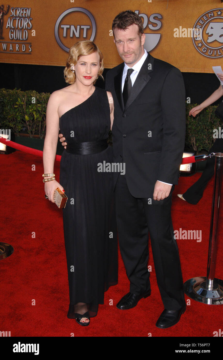 LOS ANGELES, CA. January 29, 2006: PATRICIA ARQUETTE & husband THOMAS ...