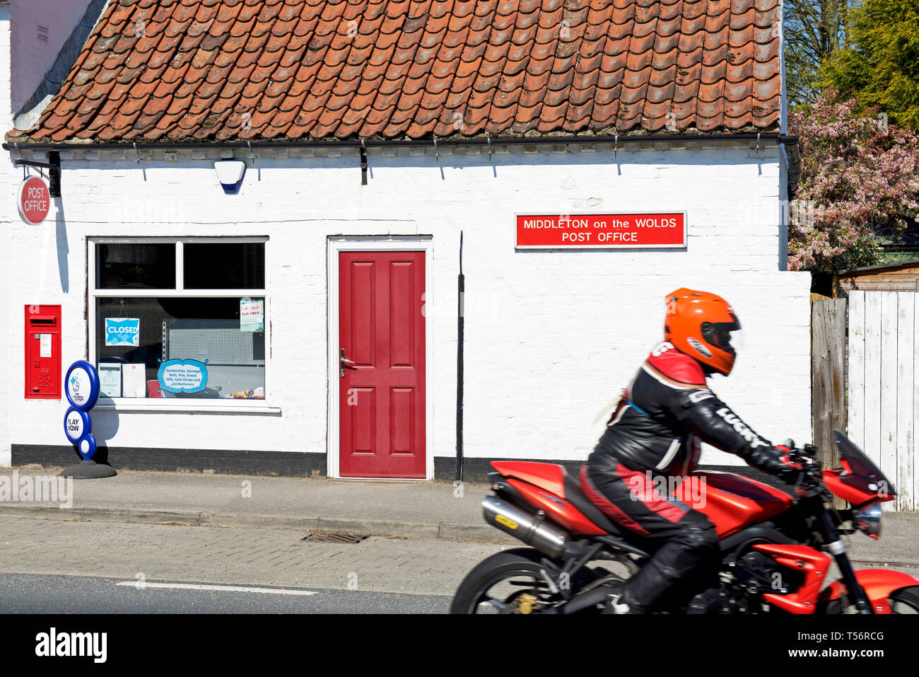 Post Office in the village of Middleton on the Wolds, East Yorkshire ...
