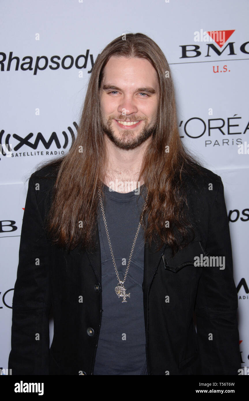 LOS ANGELES, CA. February 07, 2006: Singer BO BICE at music mogul Clive ...