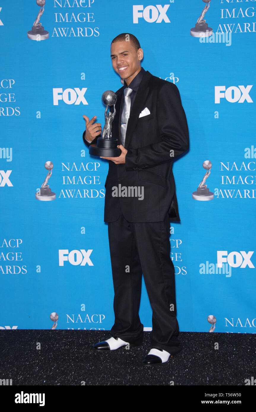 LOS ANGELES, CA. February 25, 2006: CHRIS BROWN at the 37th Annual ...