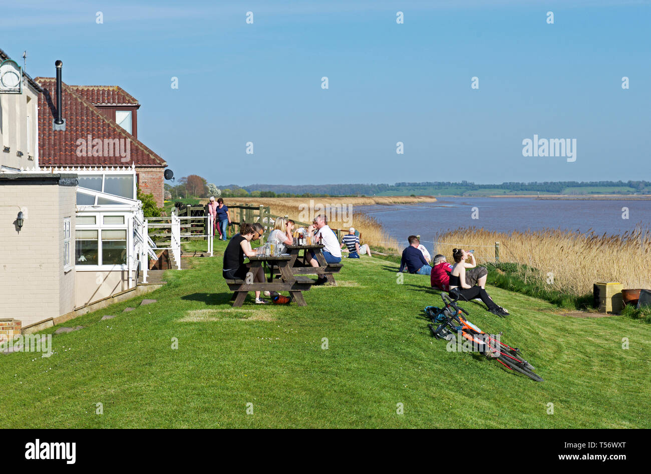 The Hope and Anchor pub, Blacktoft, East Yorkshire, England UK Stock ...