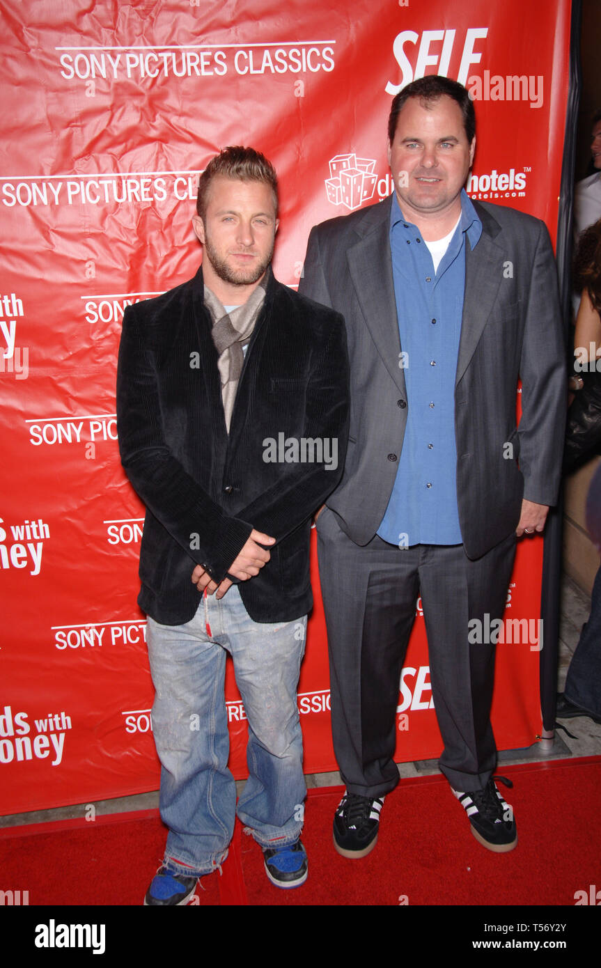 LOS ANGELES, CA. March 27, 2006: Actors SCOTT CAAN (left) & BOB ...