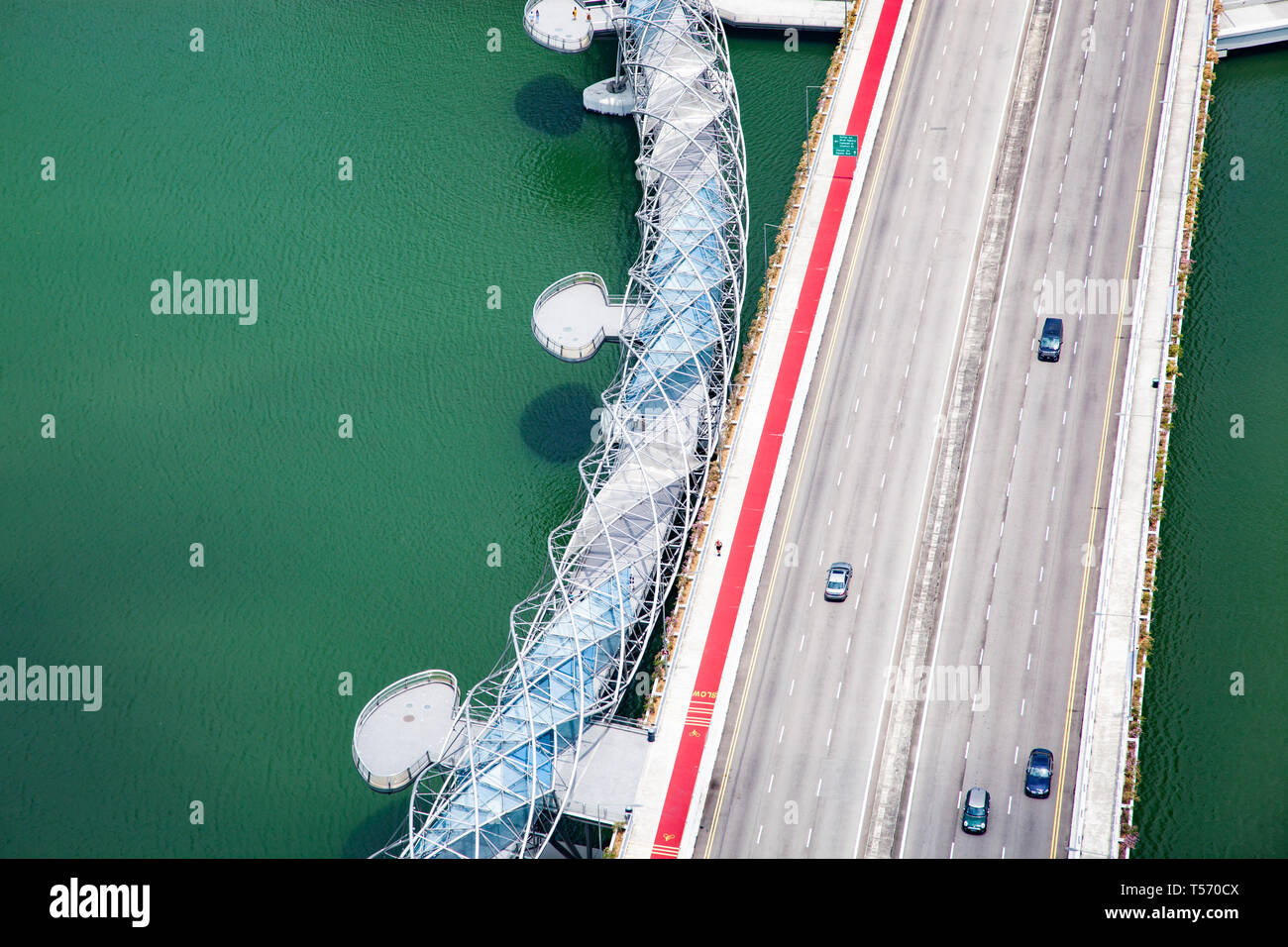 Helix Bridge Top View