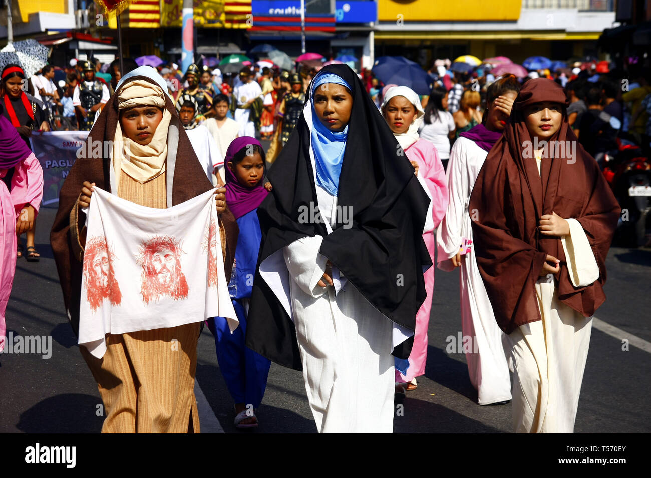 CAINTA, RIZAL, PHILIPPINES - APRIL 19, 2019: Actors and Characters in ...